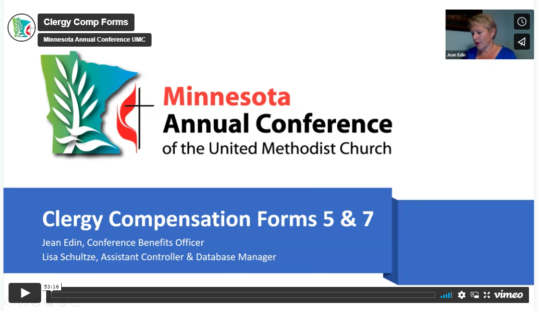Clergy Compensation Forms | mnsource