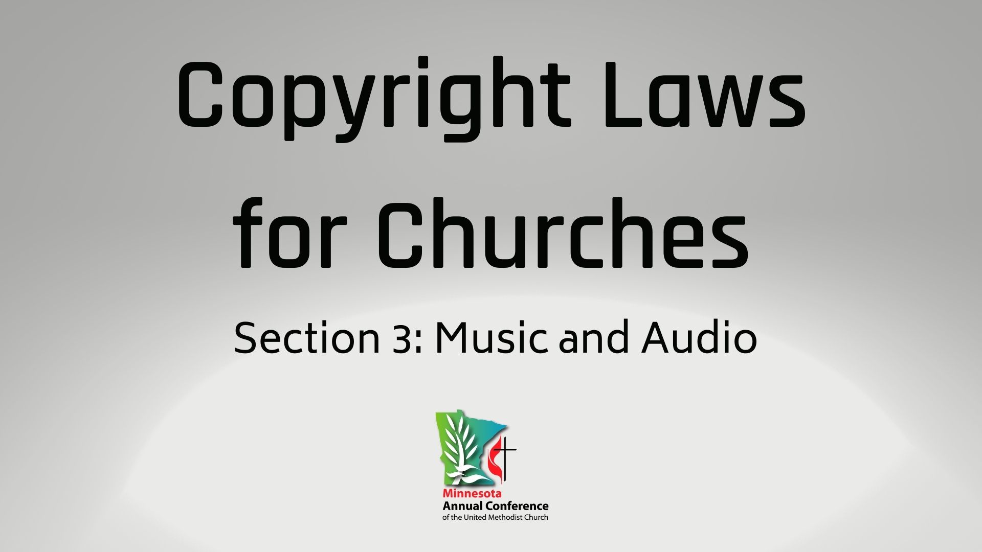Copyright for Churches - Section 3: Music and Audio | mnsource